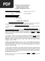 Affidavit of Arrest | PDF | Affidavit | Law Enforcement
