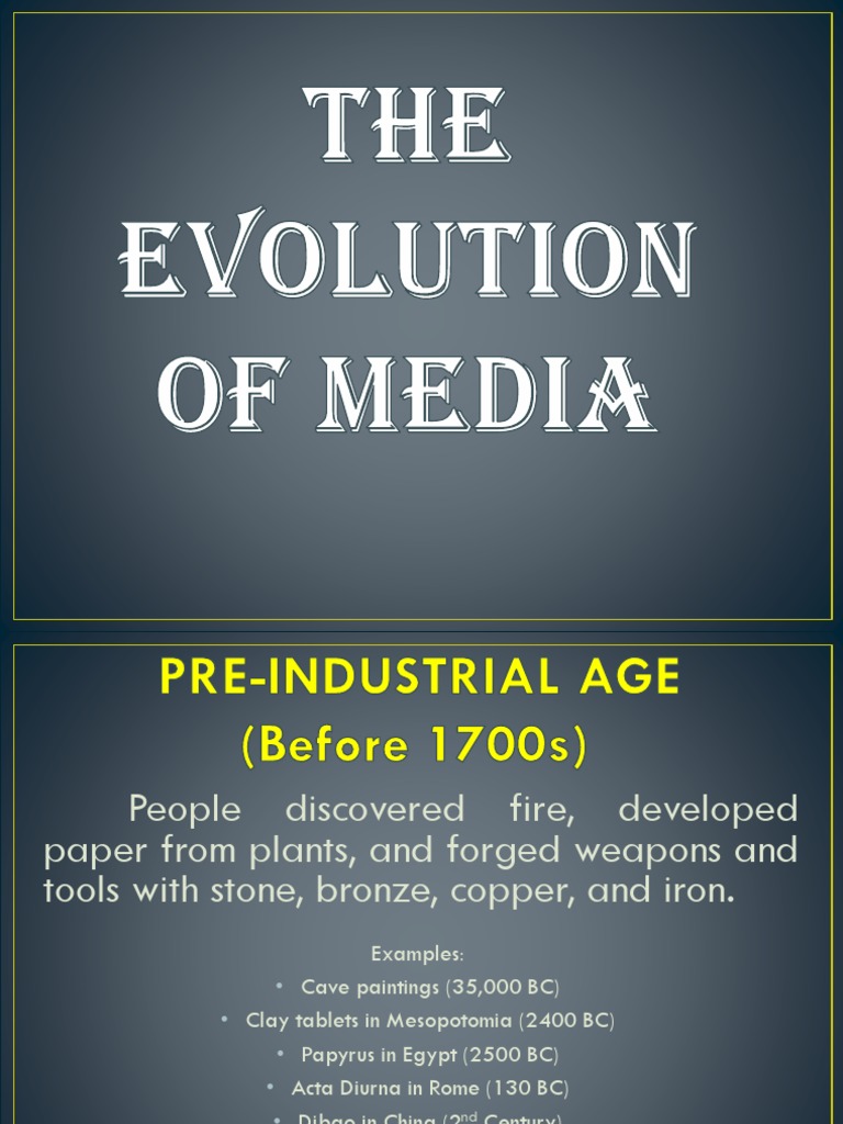 The Evolution of Media | PDF | Wearable Technology | Internet