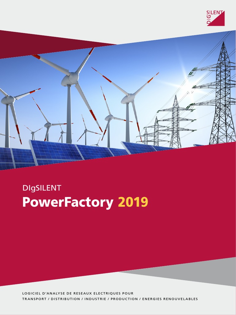 Brochure PowerFactory 2019 | PDF | Réseau électrique | Courant continu haute tension