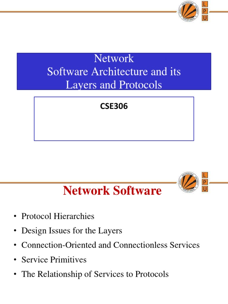 Network Software Architecture and Its Layers and Protocols | PDF | Computer Networking ...
