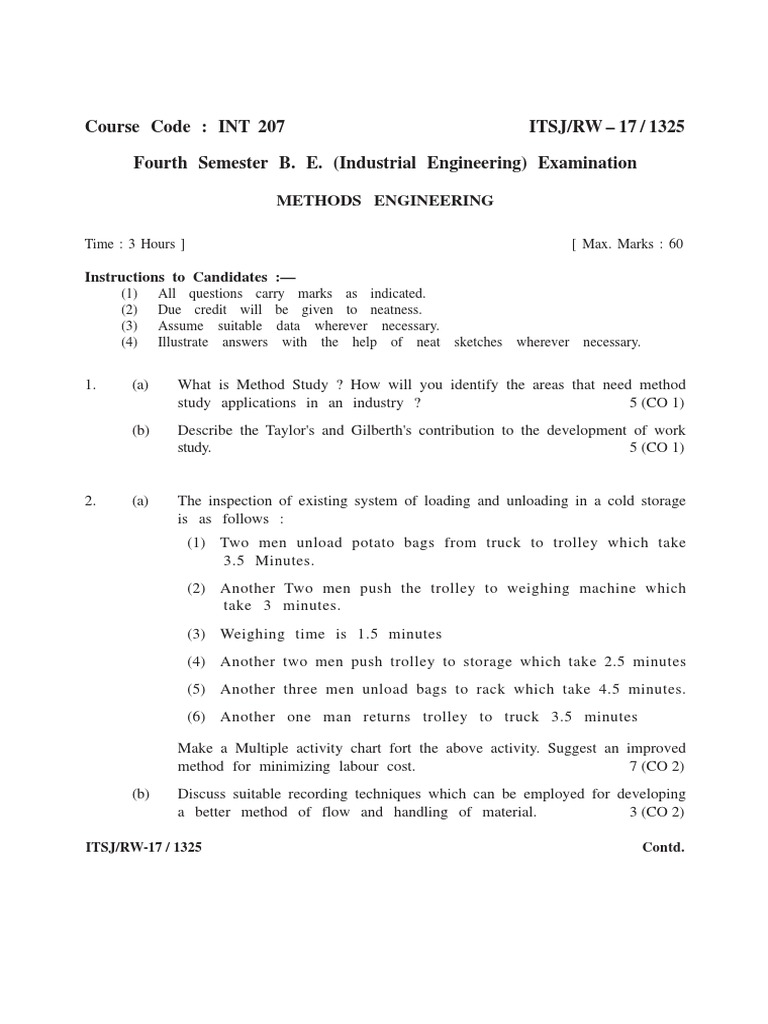 Course Code: INT 207 Itsj/Rw - 17 / 1325 Fourth Semester B. E ...