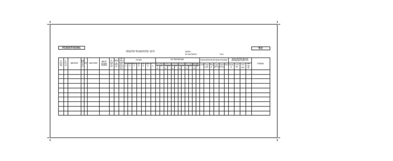Formulir Register TB Kabupaten/Kota | PDF