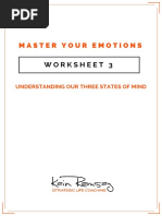 Over Thinking Worksheet | PDF | Thought | Cognitive Psychology