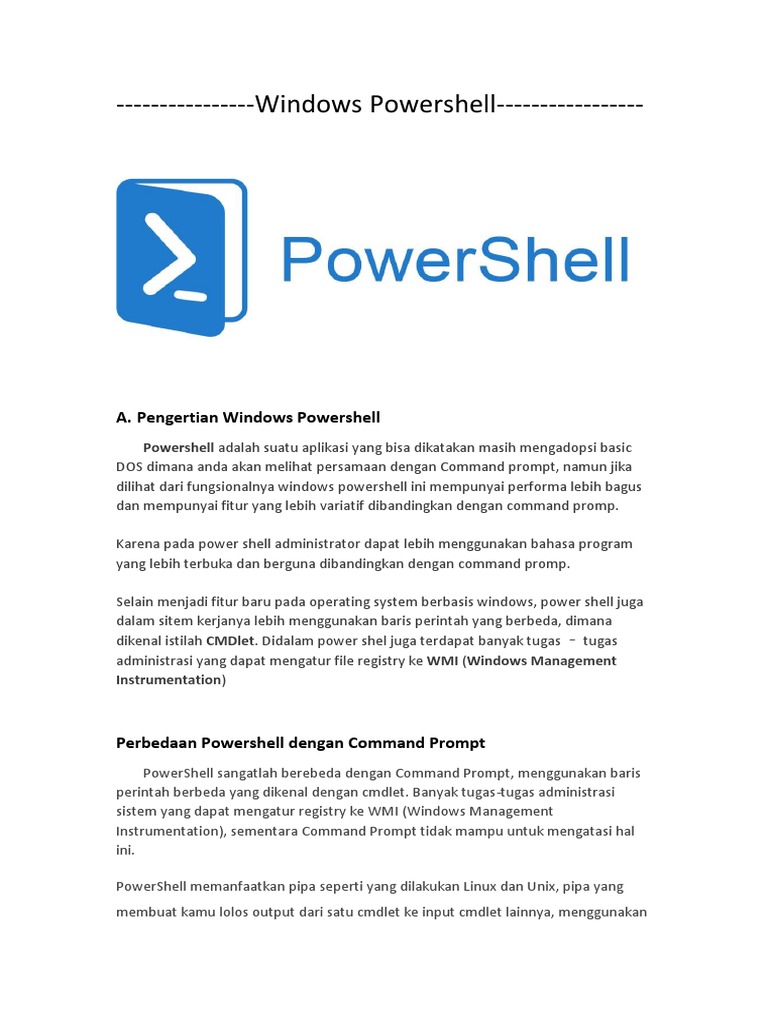 Powershelll | PDF