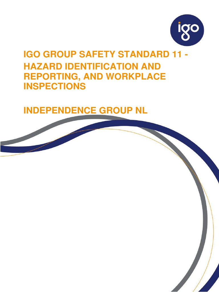 Hazard Identification Reporting and Workplace Inspections - Group ...