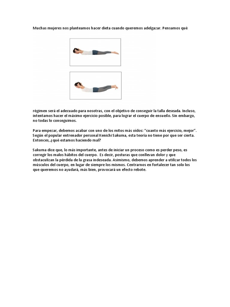 Método Sakuma: Ejercicios y Resultados | PDF