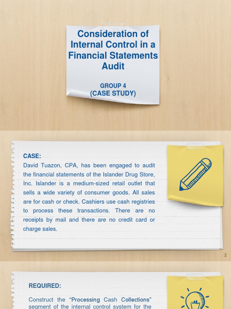 Consideration of Internal Control in A Financial Statements Audit | PDF