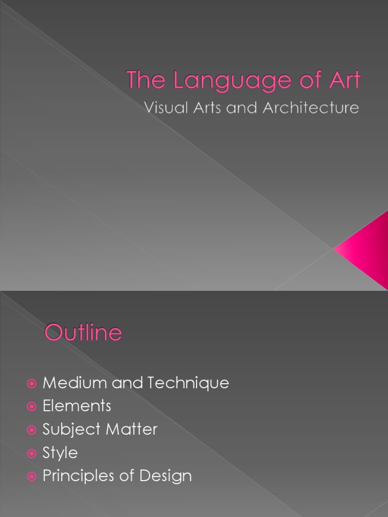 The Language of Art | PDF | Acrylic Paint | Paintings
