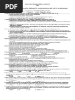 ESP - Grade 8 Periodical Exam | PDF