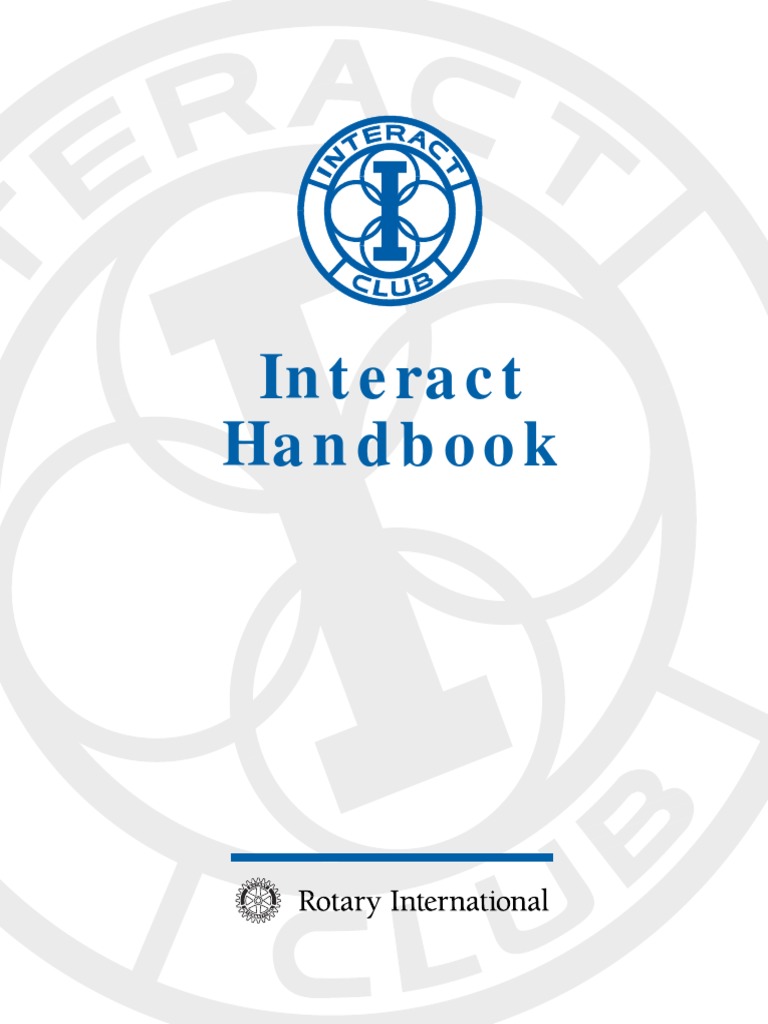 Interact Handbook | PDF | Board Of Directors | Leadership
