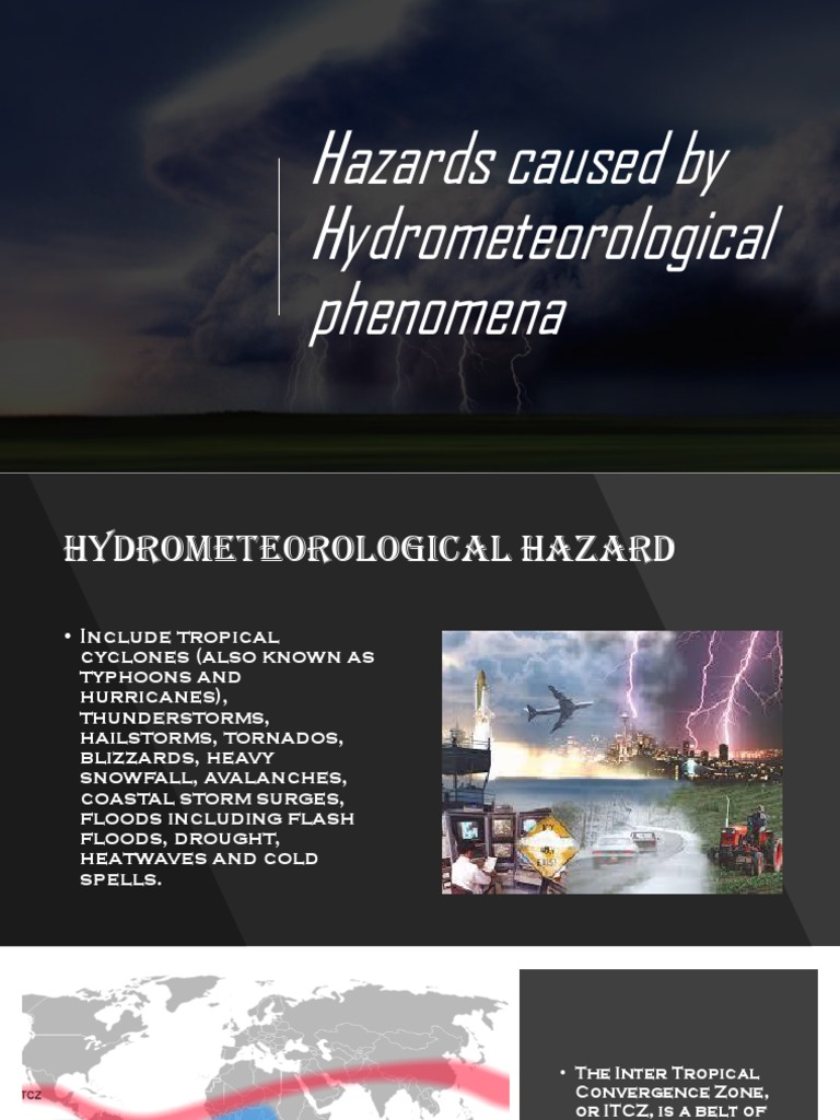 Hazards Caused by Hydrometeorological Phenomena | PDF | Tropical Cyclones | Tornadoes