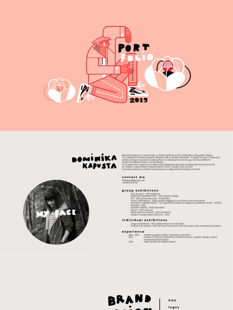 Dominika Kapusta: Graphic Design Journey | PDF | Graphic Design | Advertising