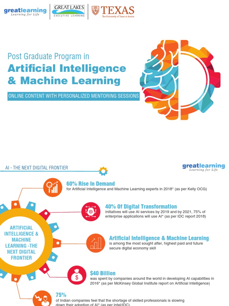 Post Graduate Program in Artificial Intelligence & Machine Learning: An ...