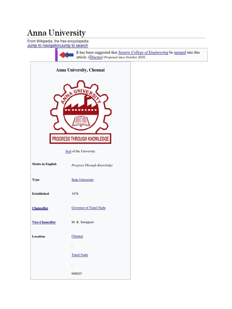 Anna University | PDF