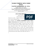 Contoh Akta - Pemberian Hak Tanggungan (APHT) | PDF