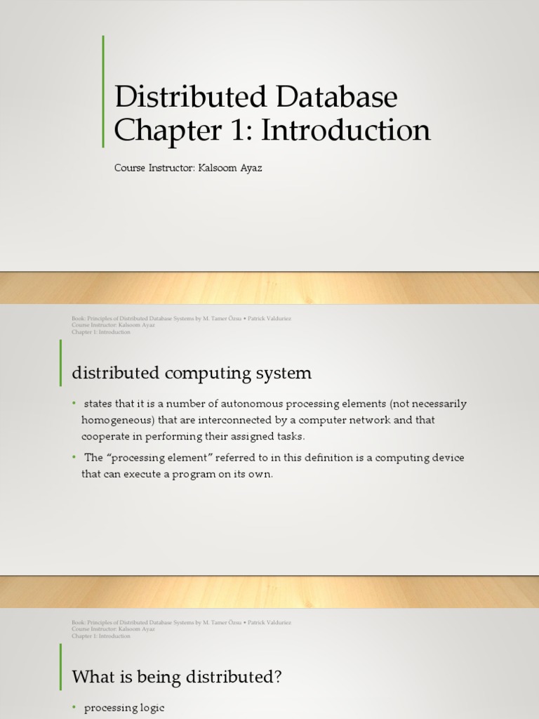 Introduction to Distributed Database Systems | PDF | Databases | Information Technology
