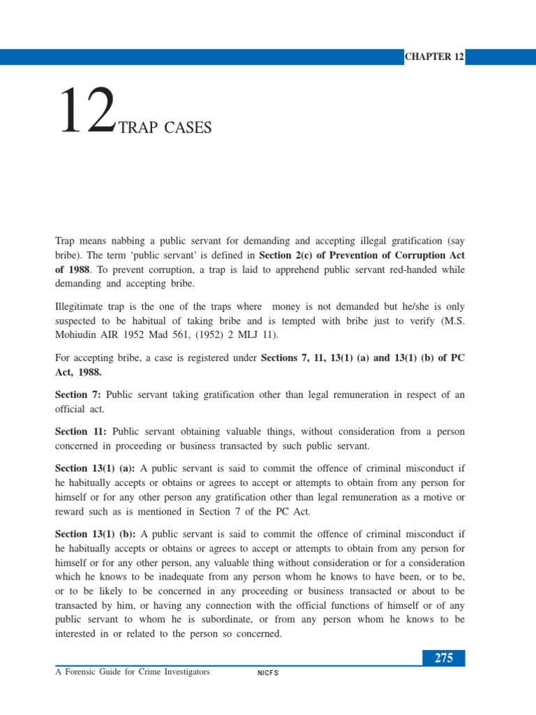 Trap Cases: A Forensic Guide For Crime Investigators | Download Free ...