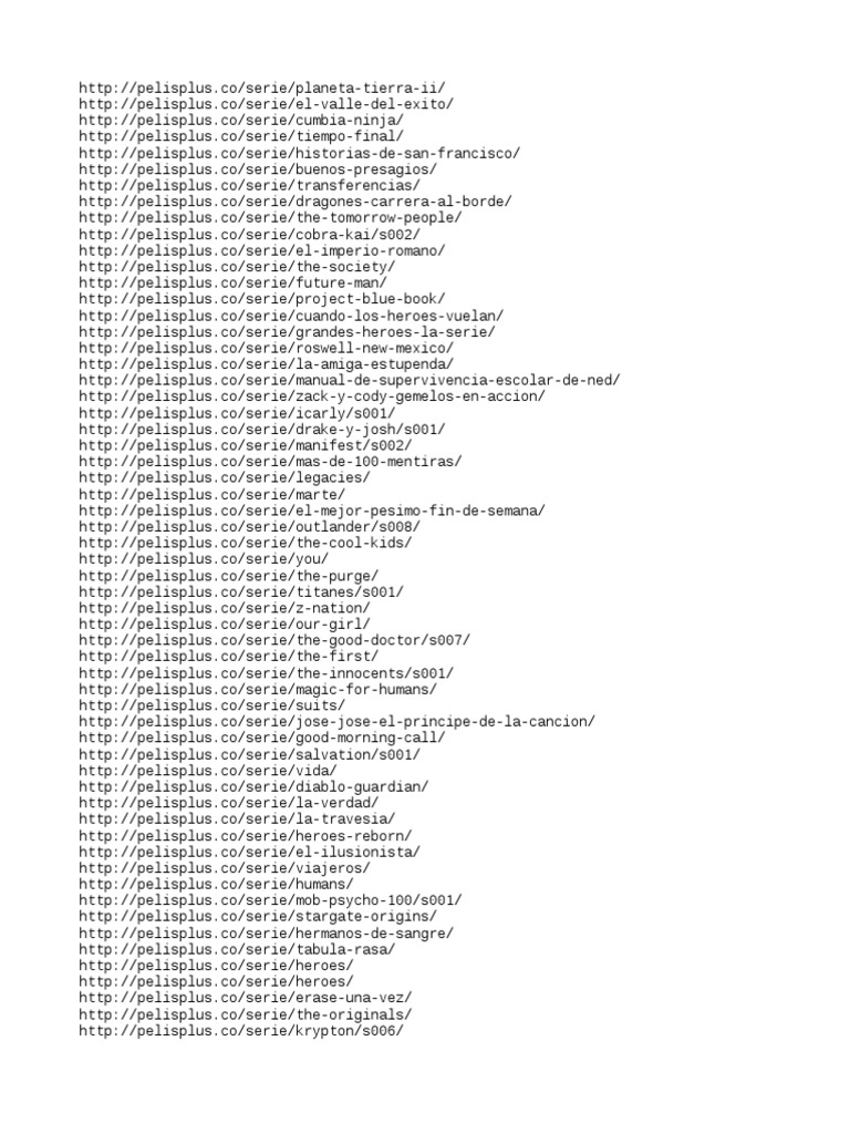 Pelis Plus Series | PDF
