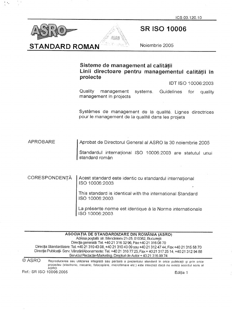 Iso 10006 PDF | PDF