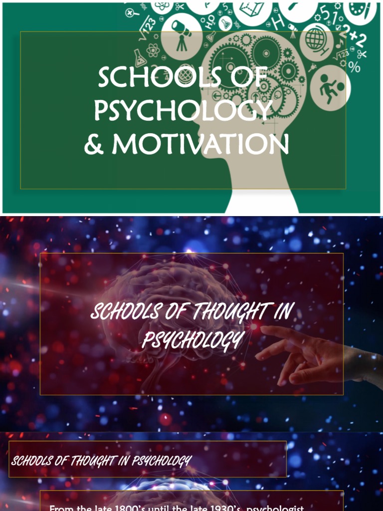 Schools of Thought in Psychology | PDF | Id | Psychoanalysis