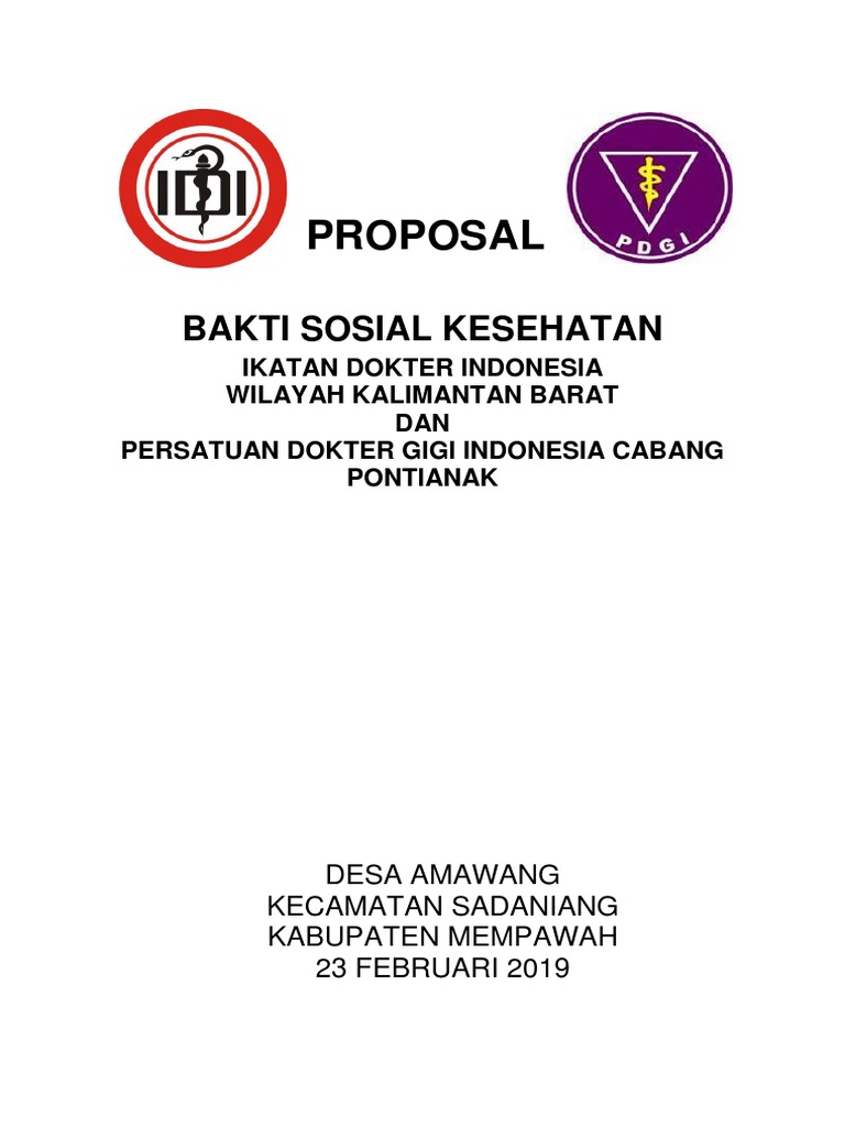 Proposal Baksos | PDF