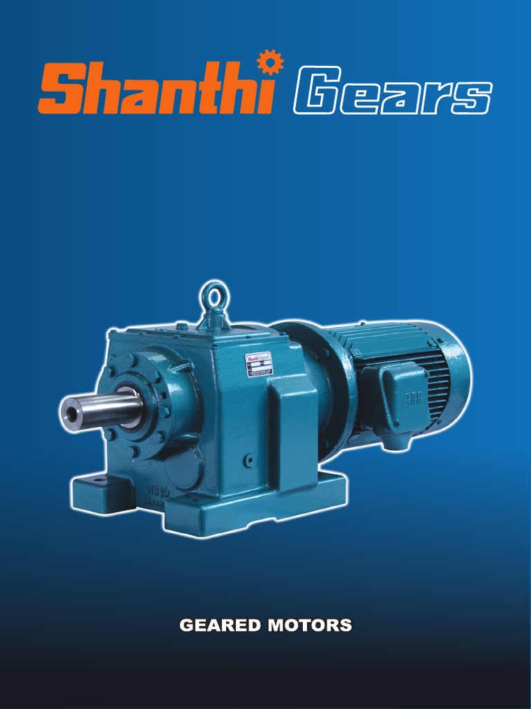 Geared Motor | PDF | Gear | Transmission (Mechanics)