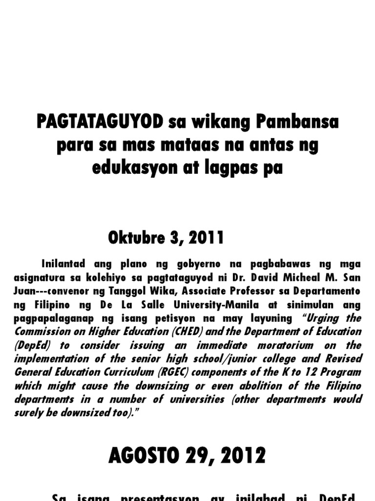 NOTES in Filipino | PDF