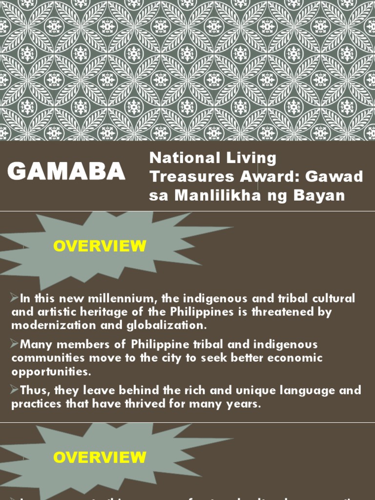 Gamaba Intro | PDF | Philippines