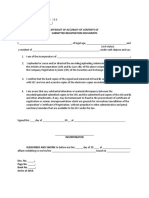 NSPO Form 1 | PDF | Affidavit | Notary Public