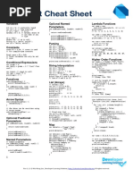 Dart Cheat Sheet | PDF | Constructor (Object Oriented Programming) | Programming