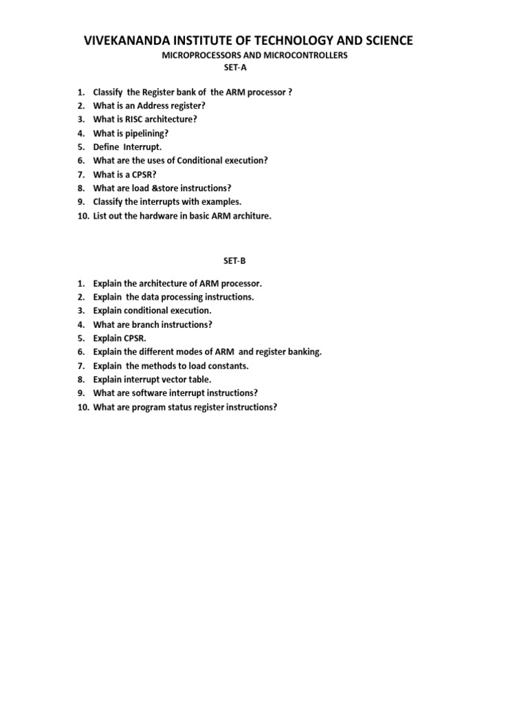 MPMC Questions | PDF