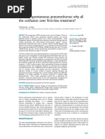 Updated BTS Guidelines for Pneumothorax | PDF | Diseases And Disorders ...