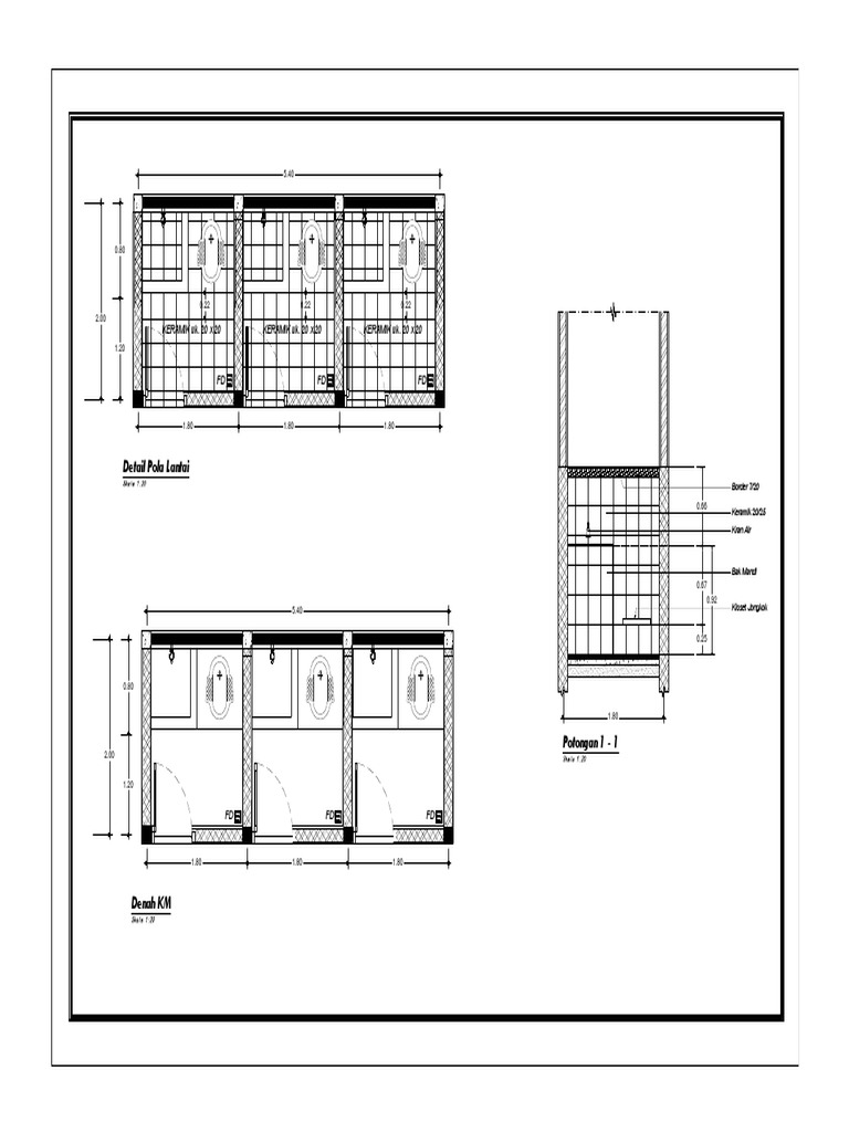 Denah Kamar Mandi Pdf