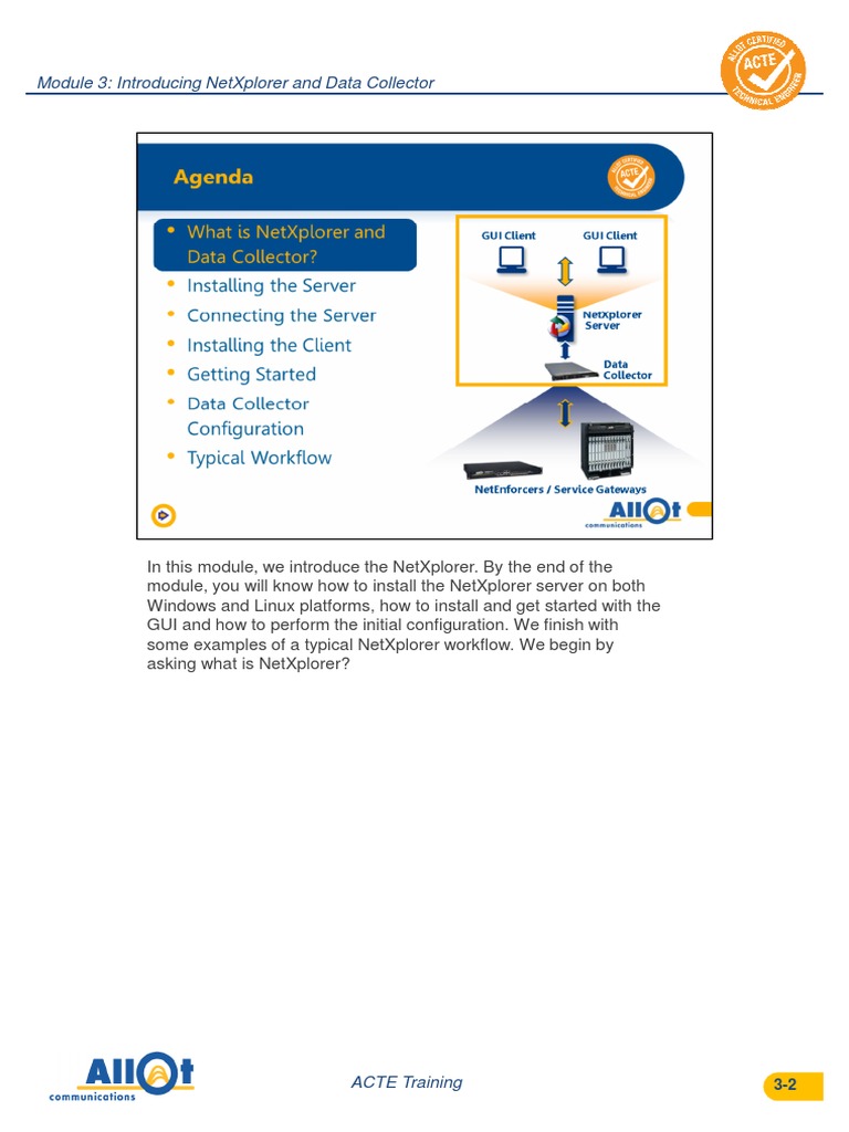 03 Introducing NetXplorer and Data Collector | PDF | Radius | System Software
