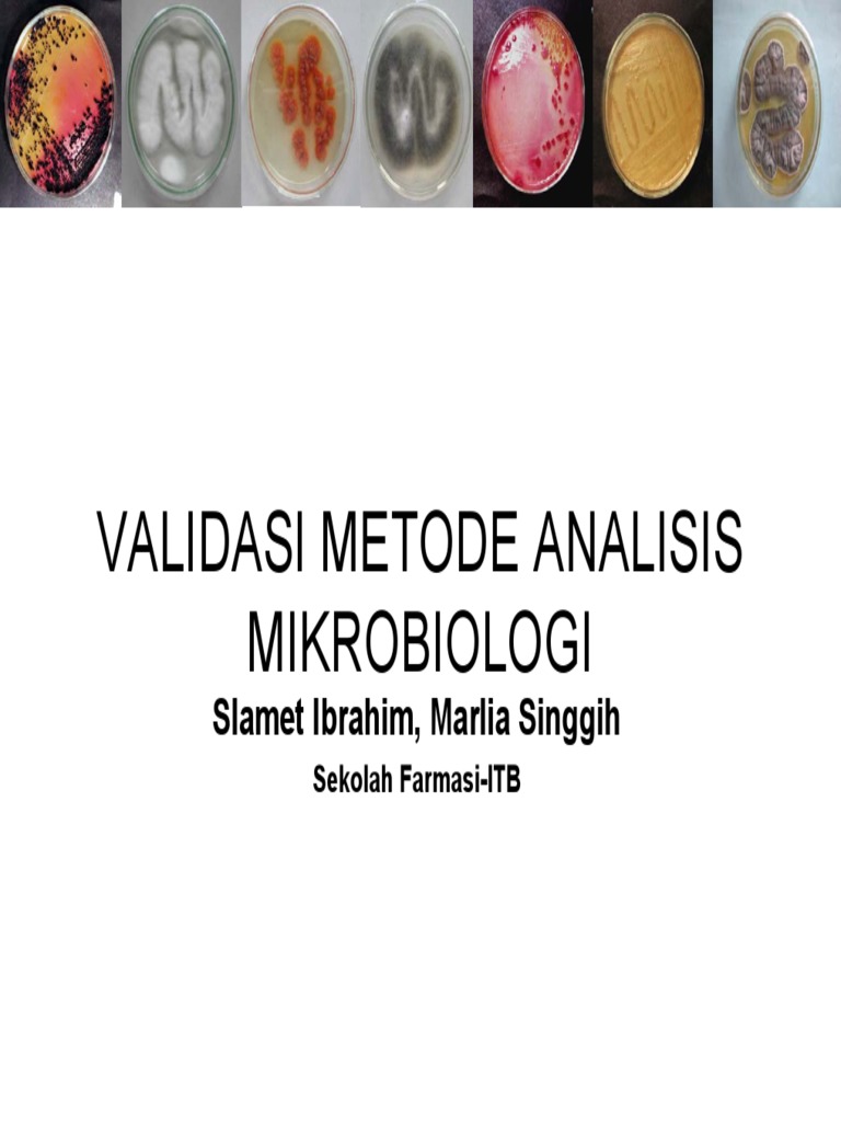 Validasi Metode Analisis Mikrobiologi | PDF