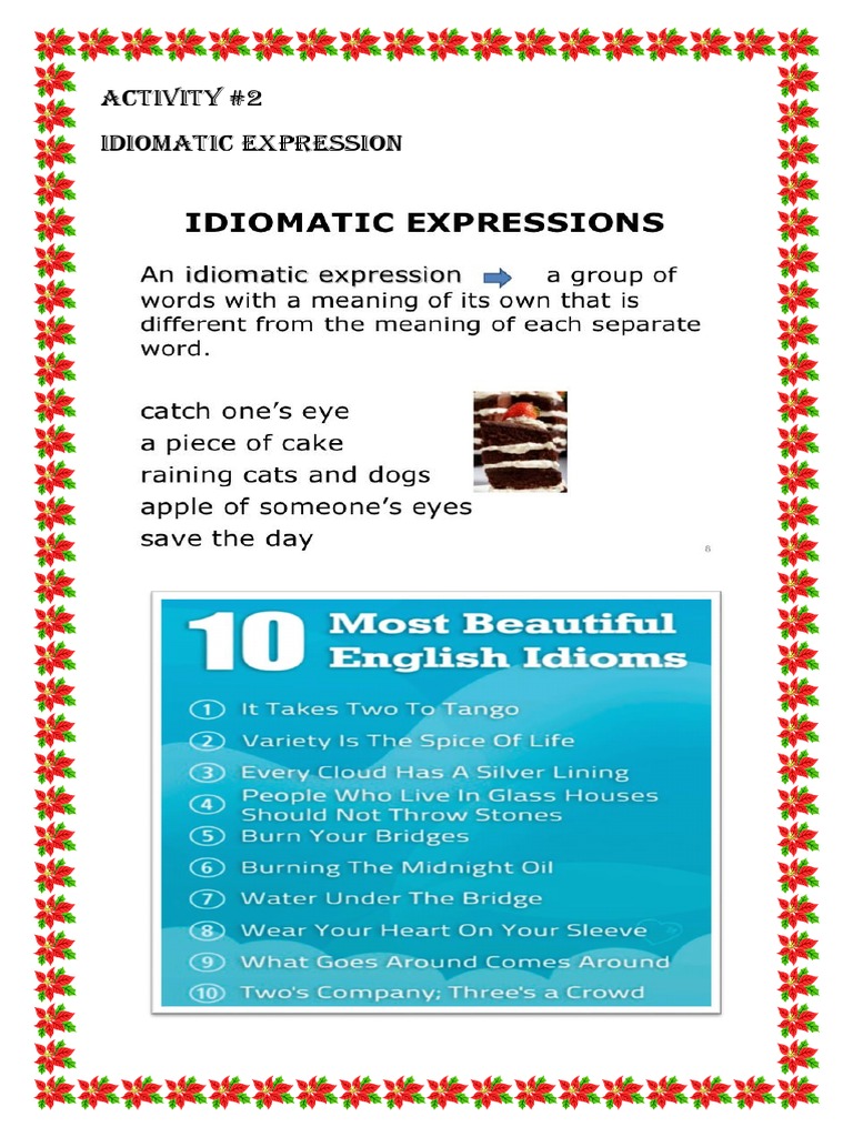 Ashley Idiomatic Expression | PDF