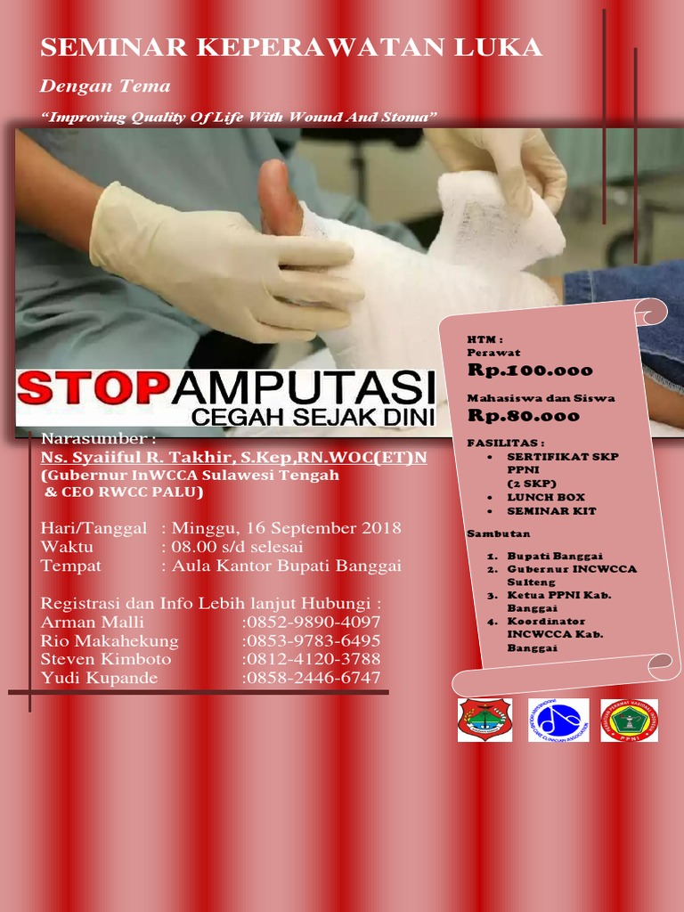 Brosur Seminar Luka Inwcca | PDF