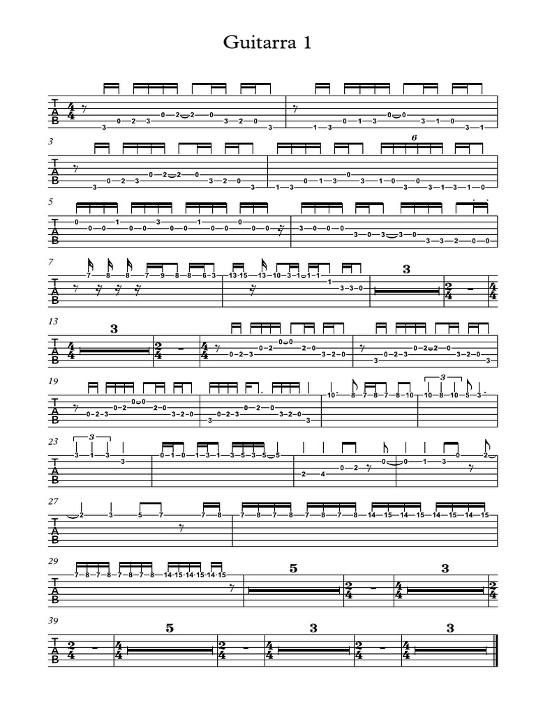 Yes-Roundabout (1) - Guitar 1 PDF | PDF