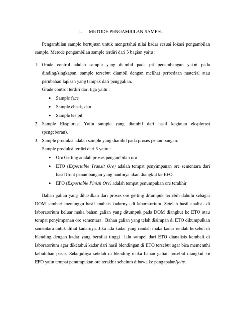 Metode Pengambilan Sample Terdiri Yang Kami Ketahui Terdiri Dari 3 ...