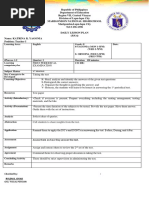 LP Periodical Test | PDF | Lesson Plan | Test (Assessment)