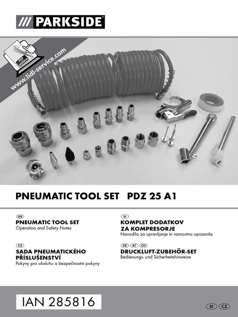Pneumatic Tool Set | Download Free PDF | Tire | Pneumatics