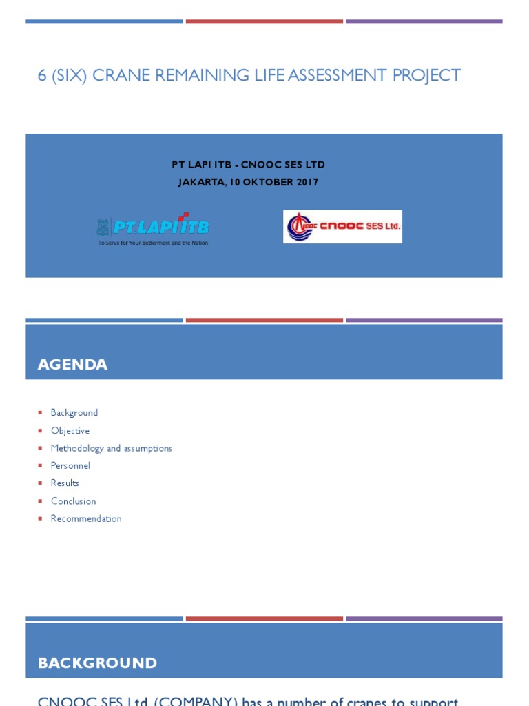 Remaining Life Assessment Crane | PDF | Strength Of Materials ...