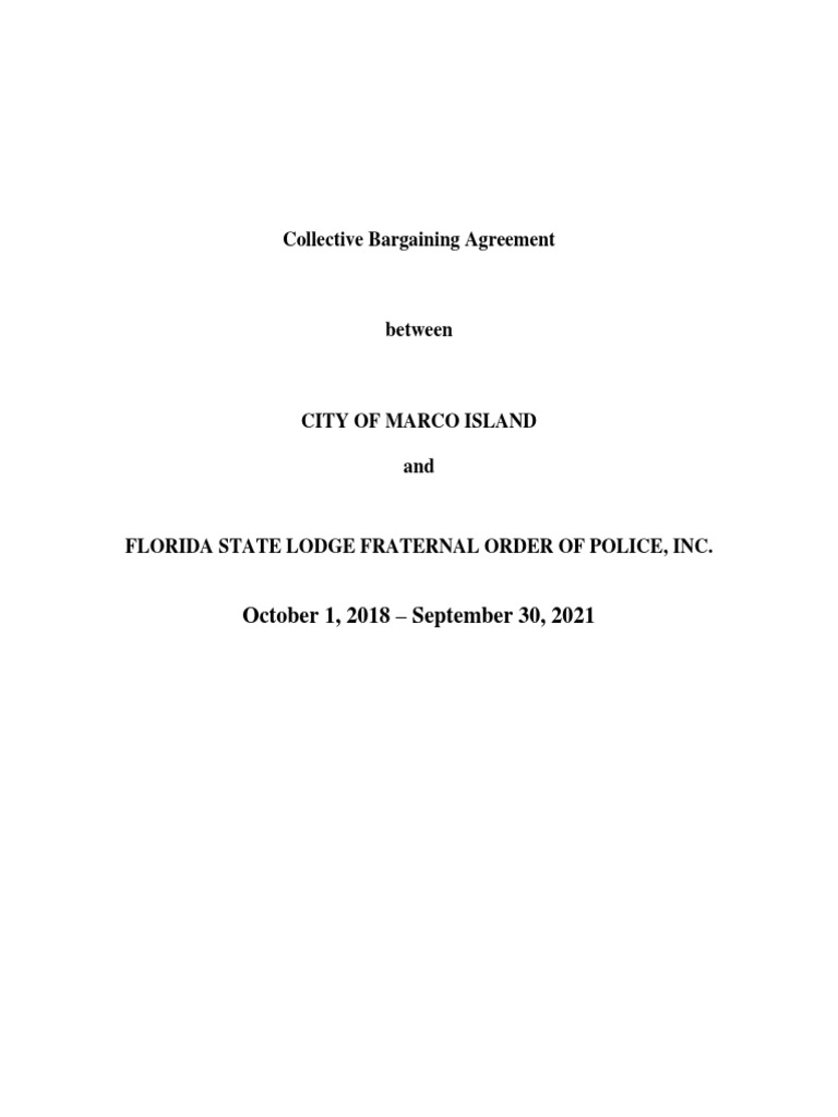 Police Contract Overview and MOU | PDF | Arbitration | Burden Of Proof ...