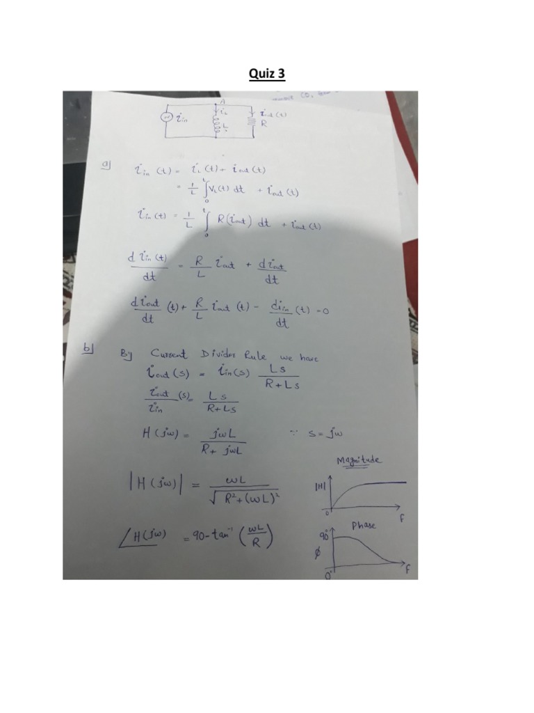 Quiz3 Solution | PDF