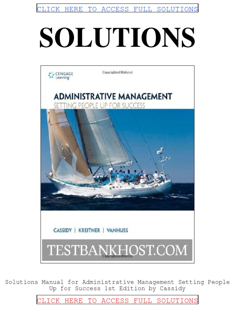 Solution For Administrative Management Setting People Up For Success ...