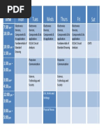 CXC 2026 Study Timetable | PDF