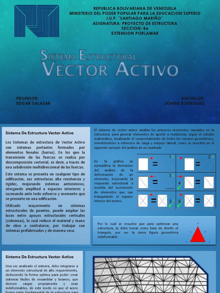 VECTOR ACTIVO Sistemasestructudalde | PDF | Ingeniería estructural ...