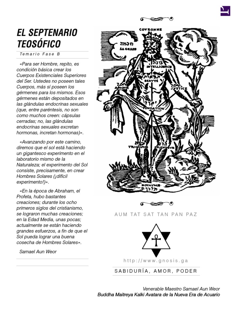 069-FB-el Septenario Teosofico PDF | PDF | Verdad | Homo Sapiens