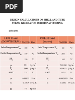 Condenser Design Calculation | PDF | Heat Transfer | Enthalpy