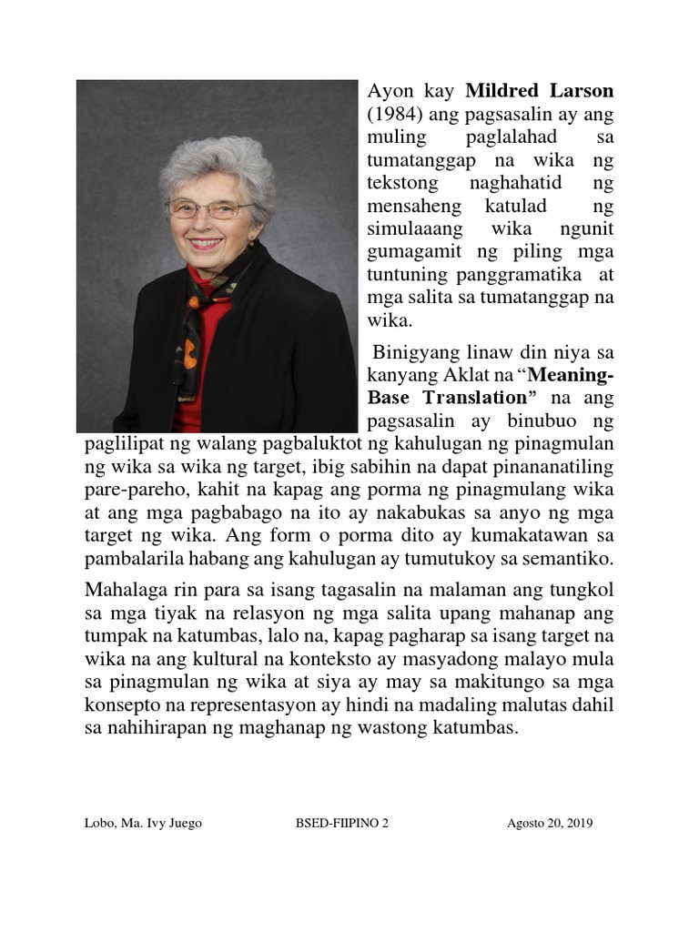 Mildred Larson | PDF